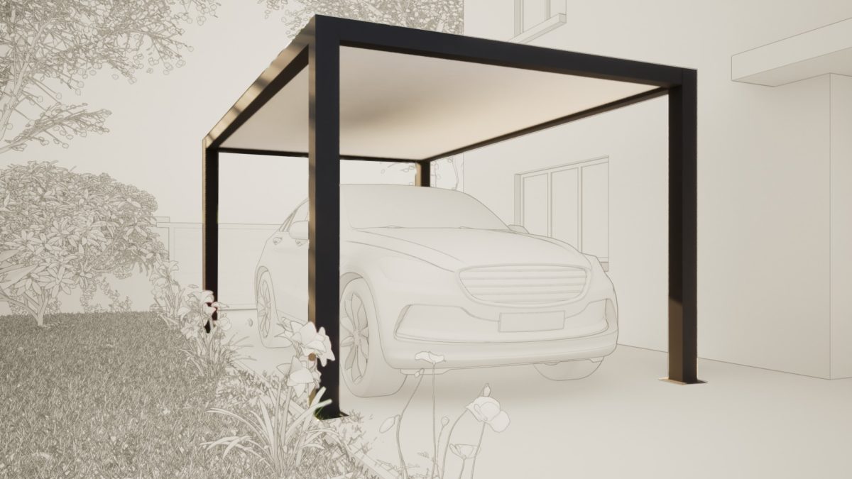 Carport aluminium pose dans les Landes - Dax et Mont-de-Marsan